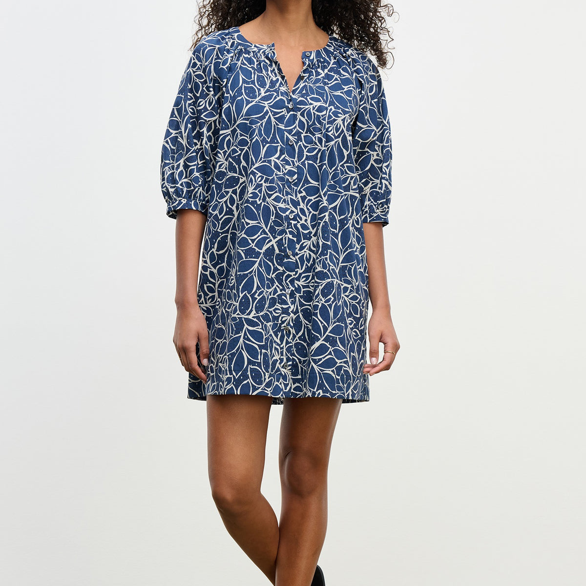 Summer Dress in Navy – Threads